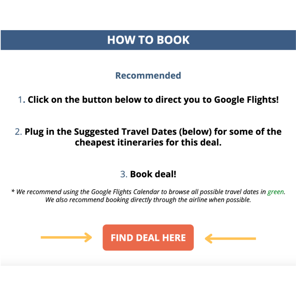 How To Book A Deal - Flights From Home
